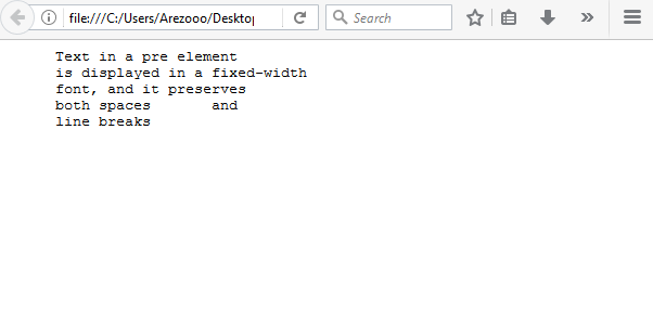 تگ pre چیست ؟ تگ pre در html چه کاربردی دارد؟ چند نکته کاربردی تگ pre