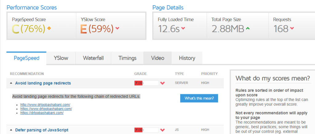 رفع ارور Avoid multiple page redirects در جی تی متریکس