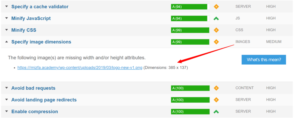 رفع خطای Specify image dimensions [حل ارور جی تی متریکس]