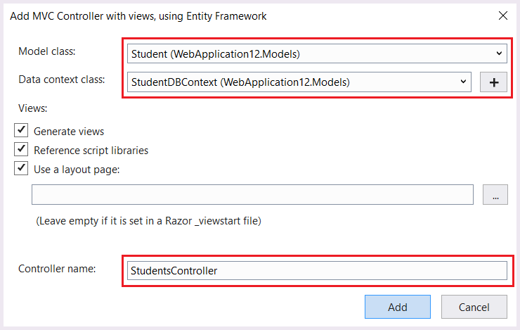 آموزش روش Database First در Entity Framework Core