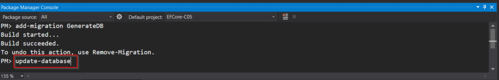 ساخت دیتابیس و جداول آن به روش CodeFirst در EF Core